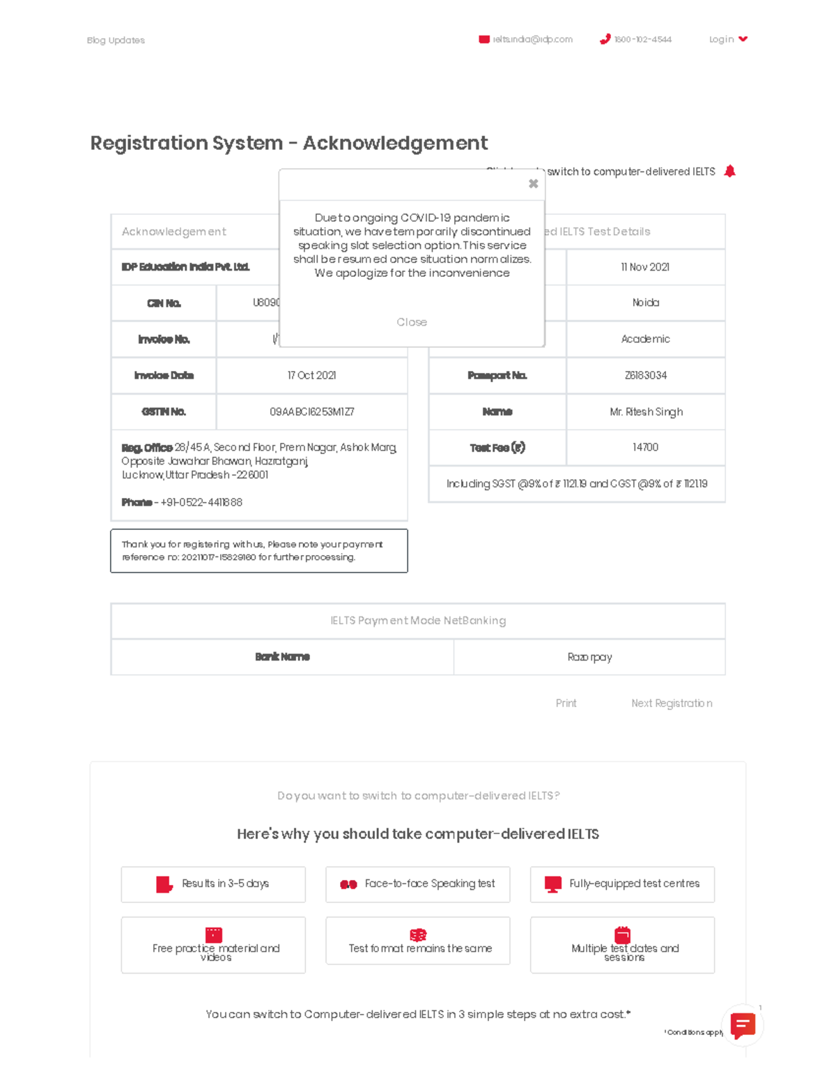 Ielts Registration Acknowledgement Registration System ielts-registration-acknowledgement-registration-system