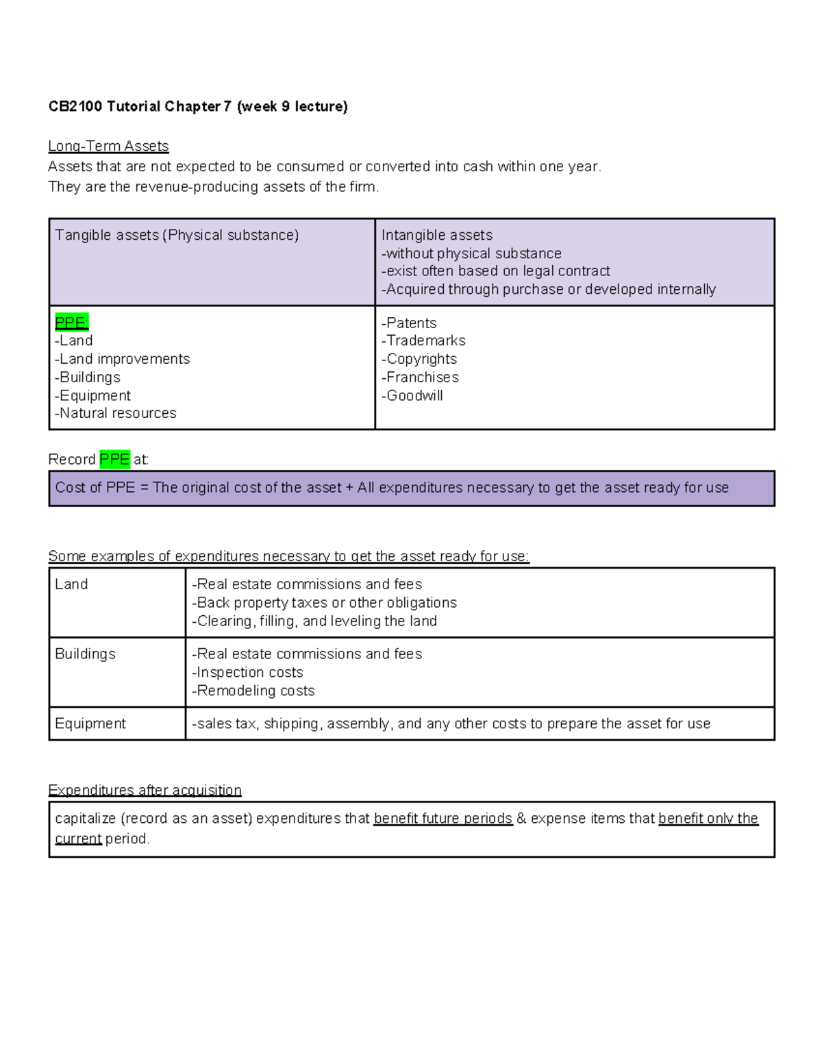 2.CB2100 Tutorial Chapter 7 (week 9 lecture) tutorial 10 student - CB2100 TXWRUial ChaSWeU 7 ...