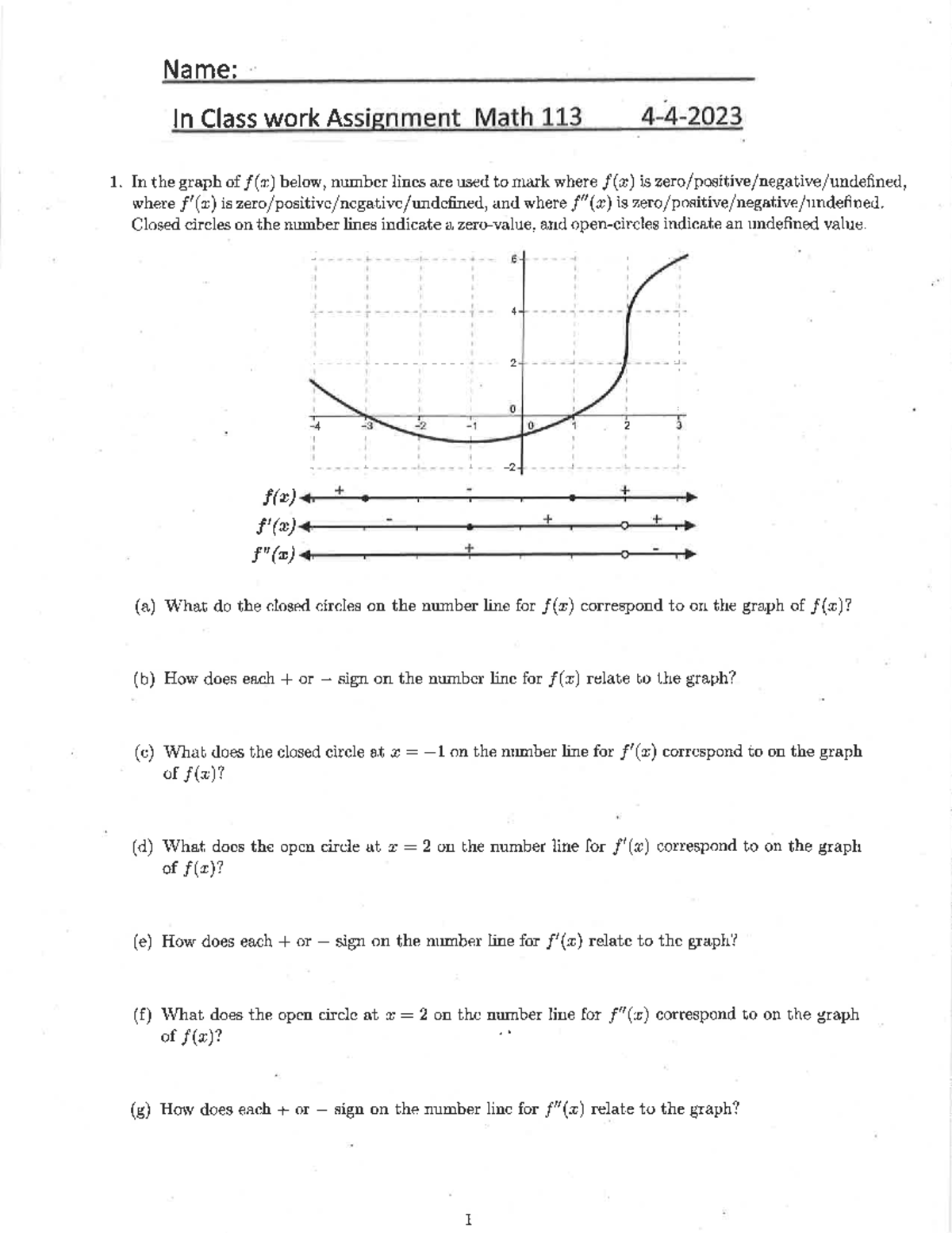 In Class April 4 - Samuel Fairchild - MATH 113 - Studocu