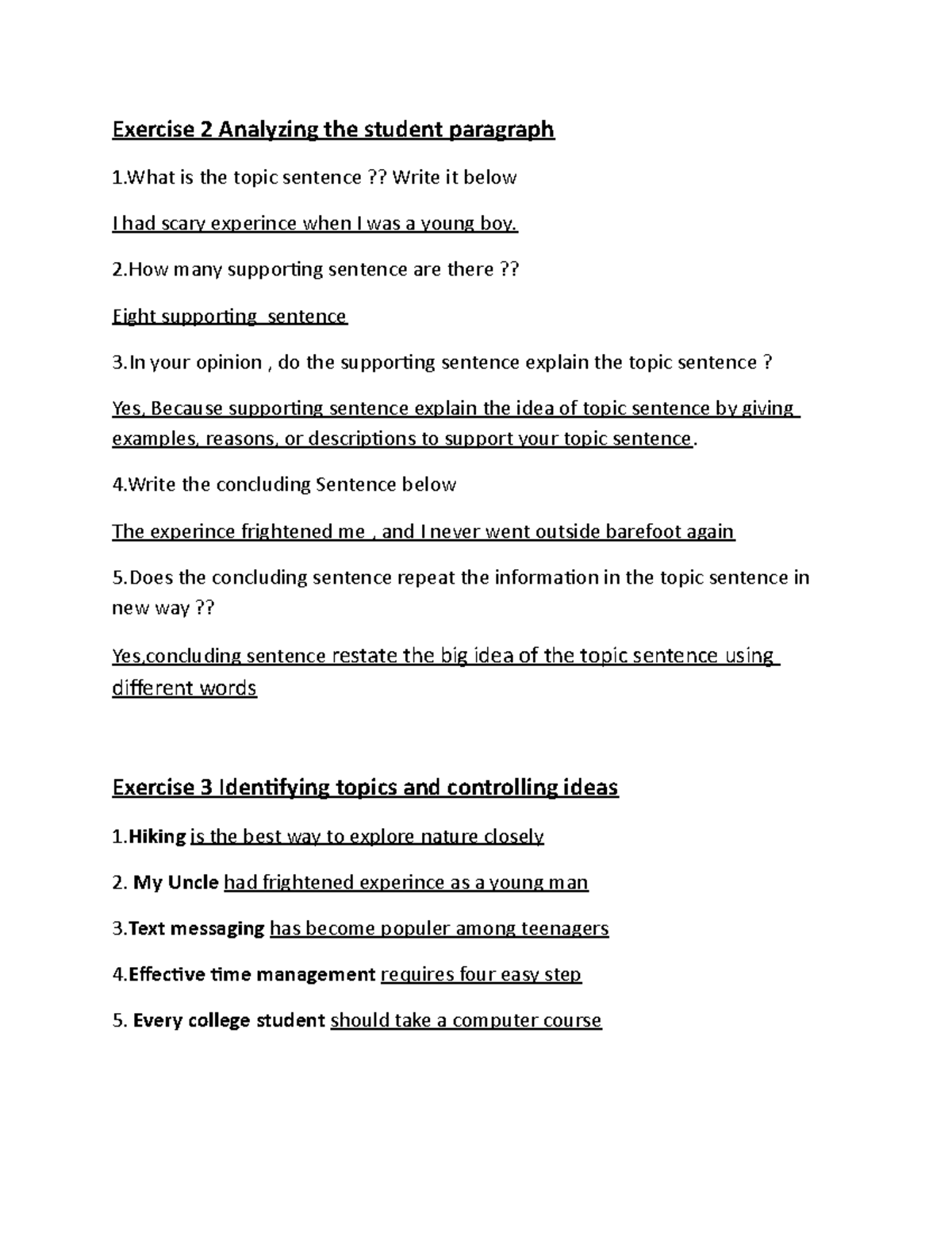 answer alice exercise 2 - 8 - Exercise 2 Analyzing the student ...