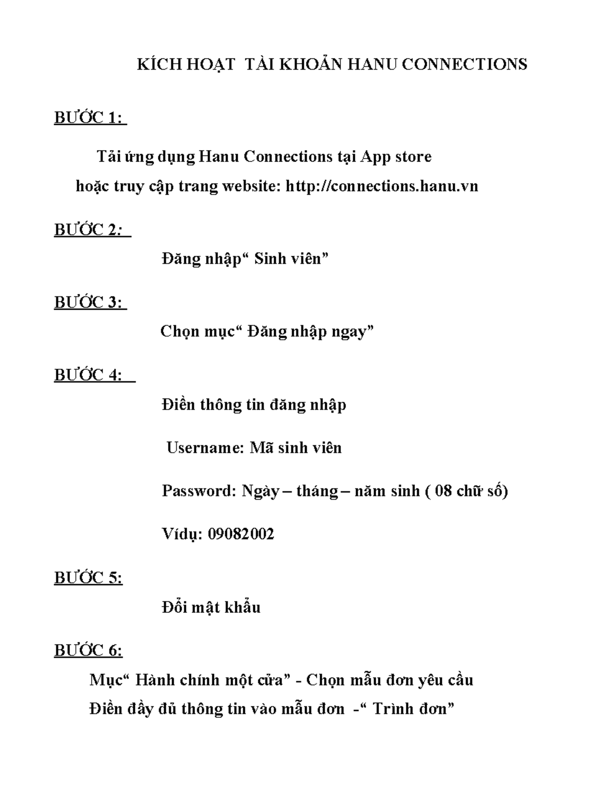 KÍCH HOẠT TÀI KHOẢN HANU Connections 1 - Trí Tuệ Nhân Tạo - KÍCH HOẠT ...