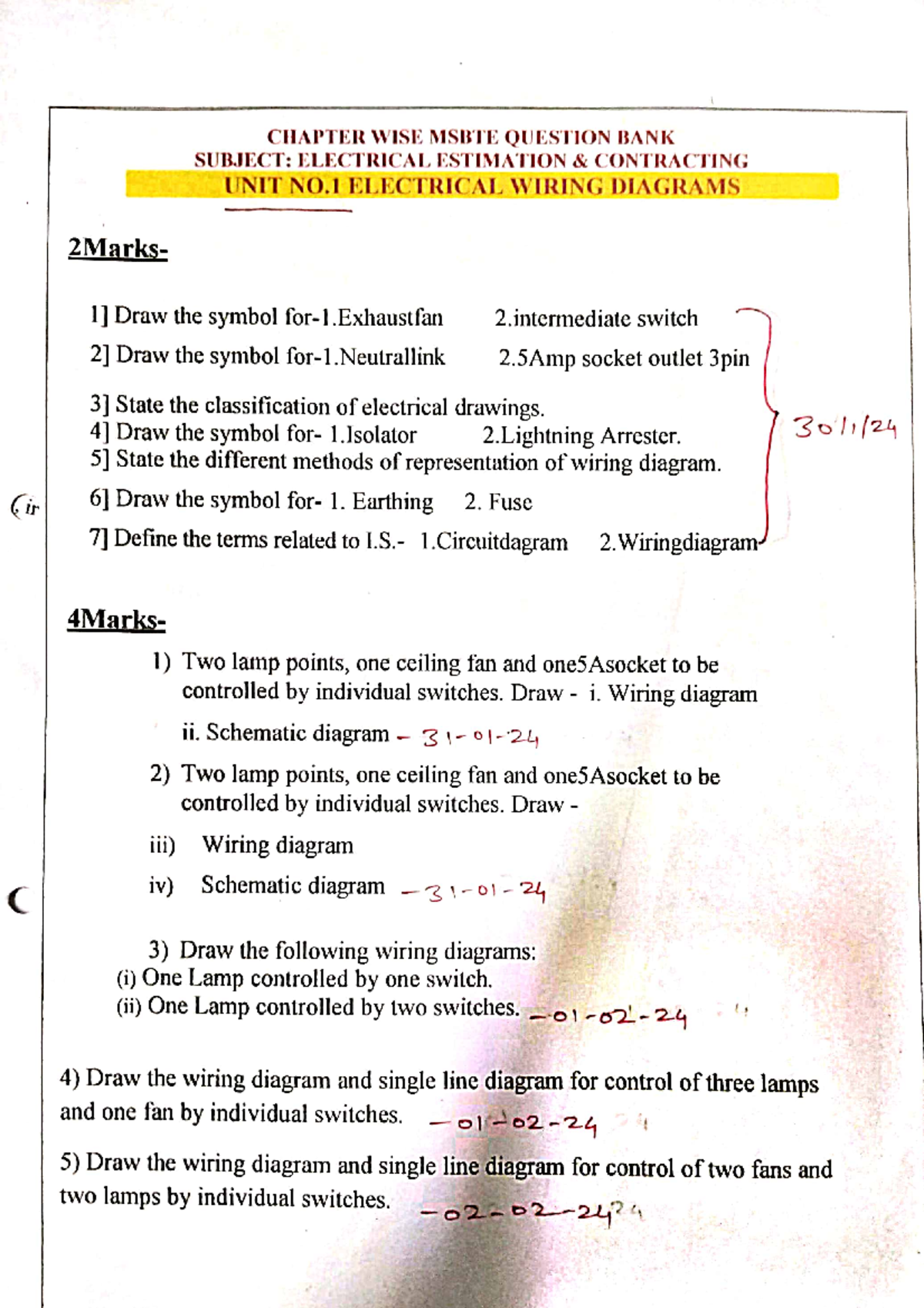 EEC Unit no 1&2 Home Work - Power Electronics - Studocu