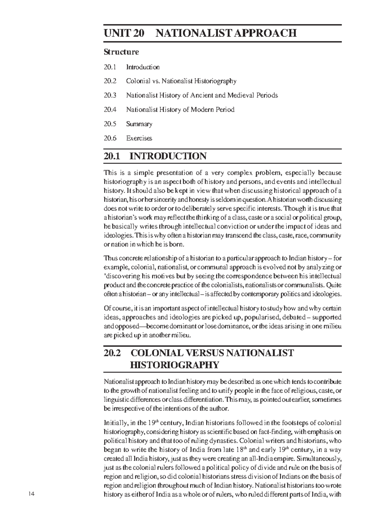 Unit-20 - Helpful - 14 Approaches and Themes in Indian Historiography-1 ...