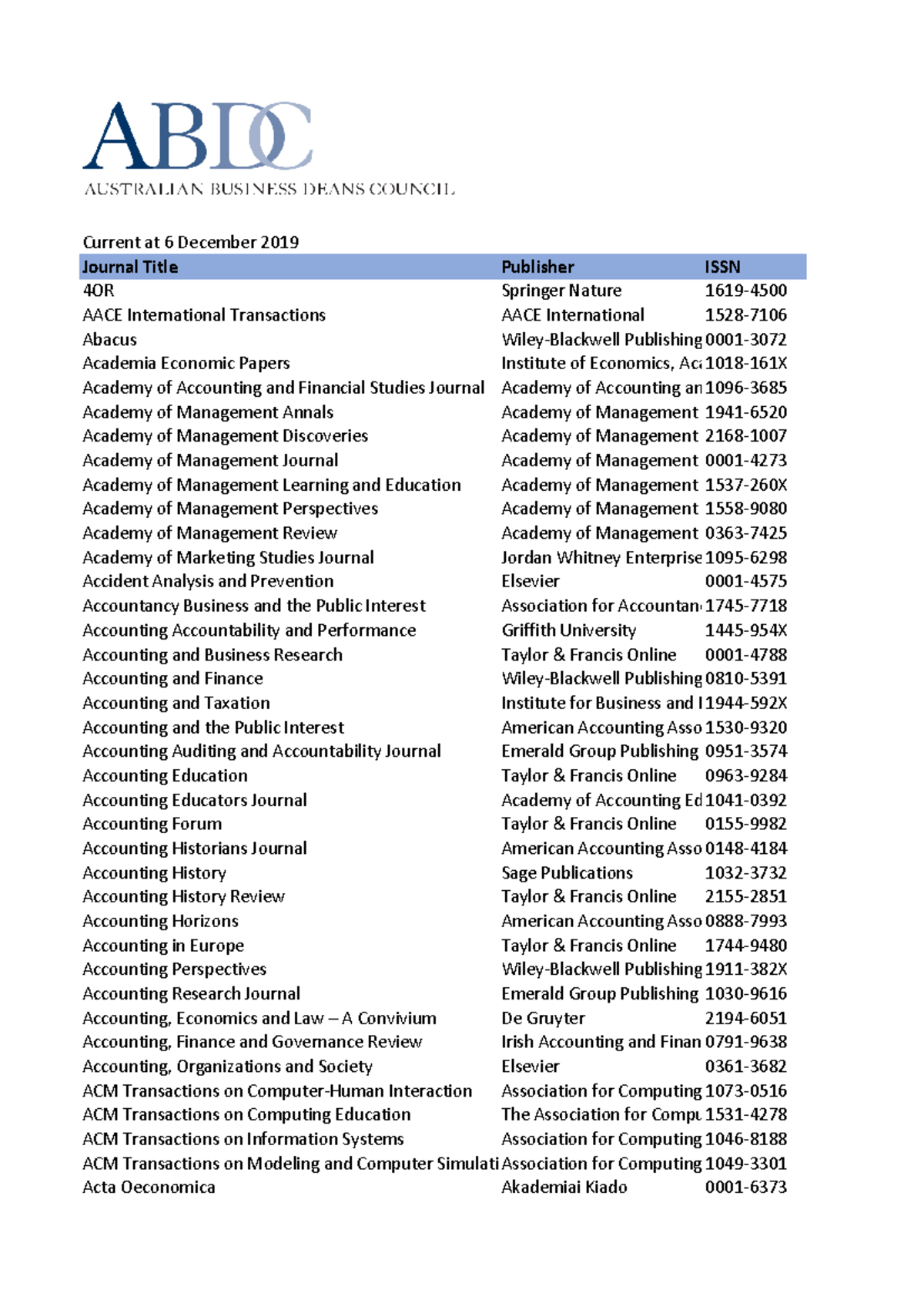 Abdc jql 2019 0612-1 - Lecture notes 1 - Current at 6 December 2019 ...