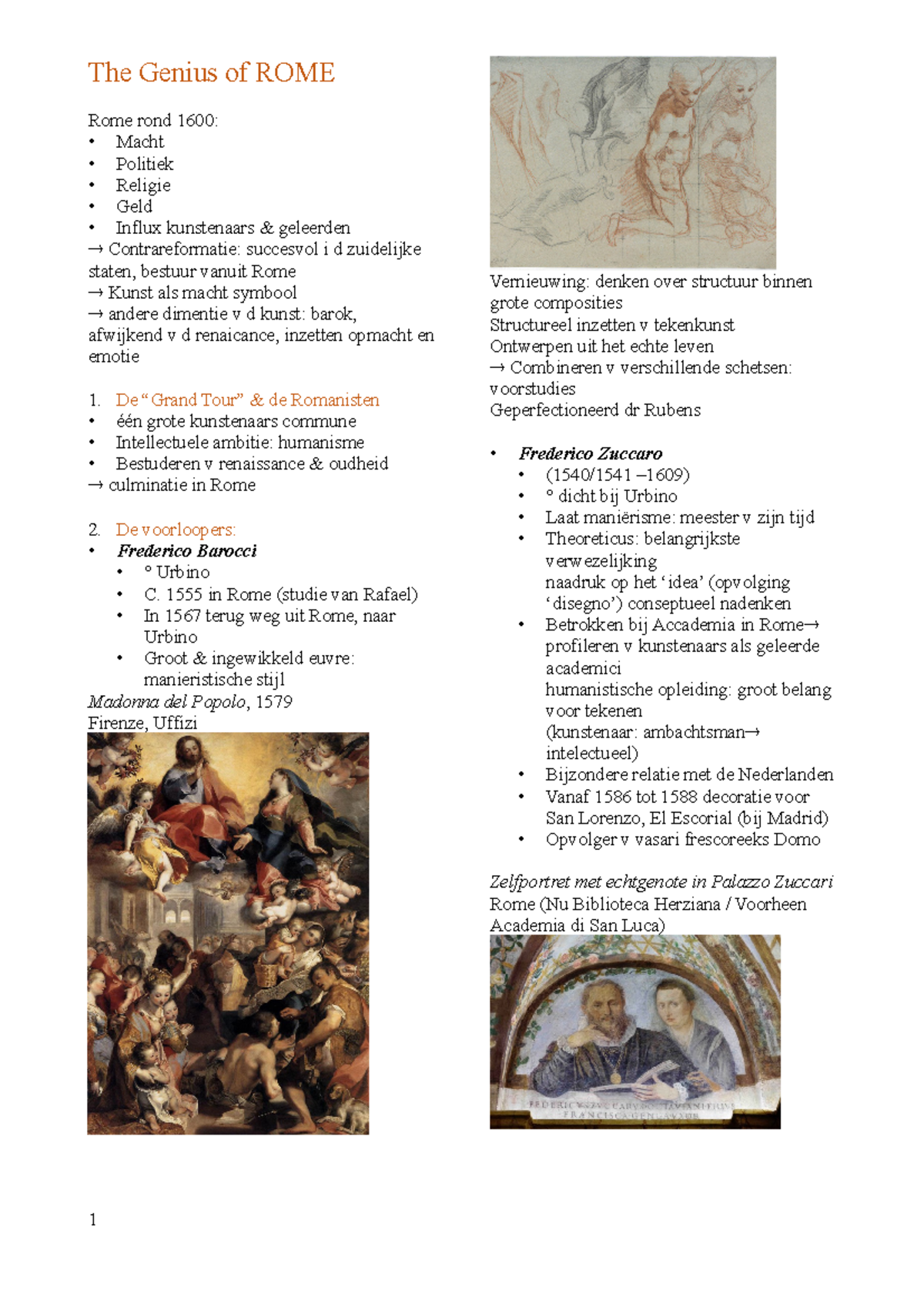 BK I: The Genius of ROME - The Genius of ROME Rome rond 1600: Macht ...