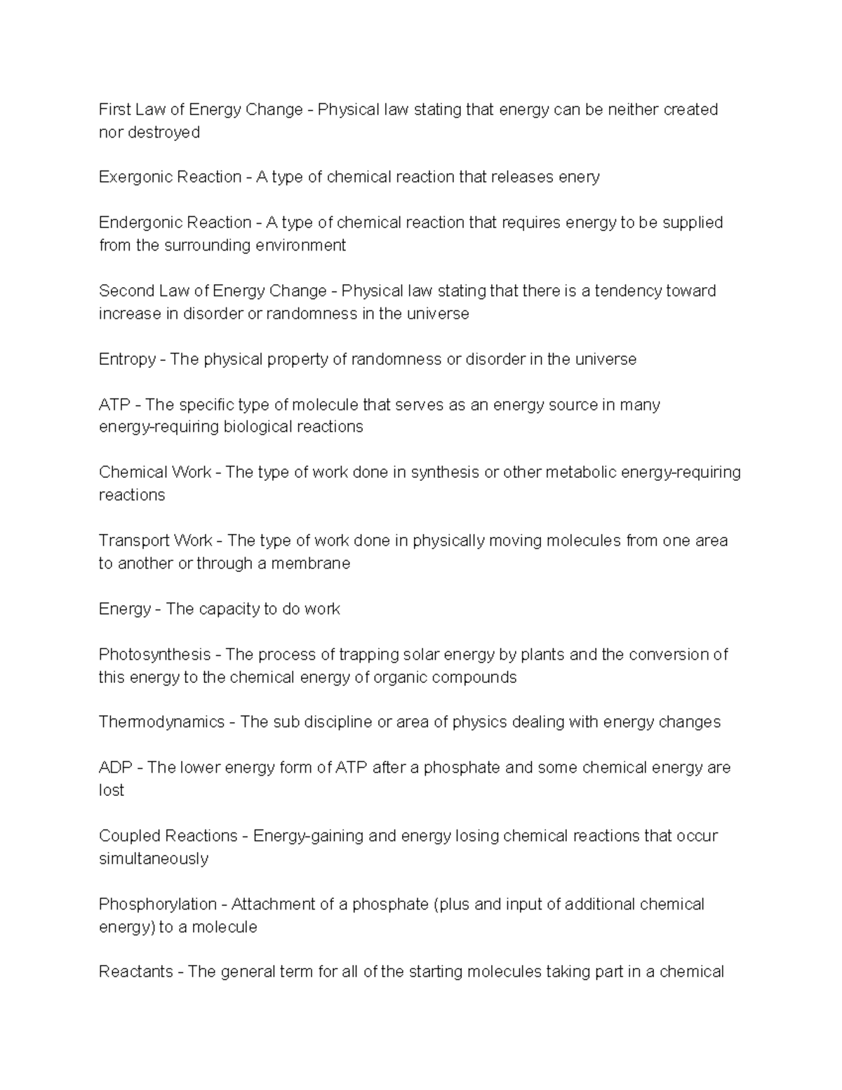 biology-chapter-eleven-notes-first-law-of-energy-change-physical