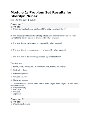 Module 1 Notes - Module 1 Outcome 1: Describe the processes of cellular ...