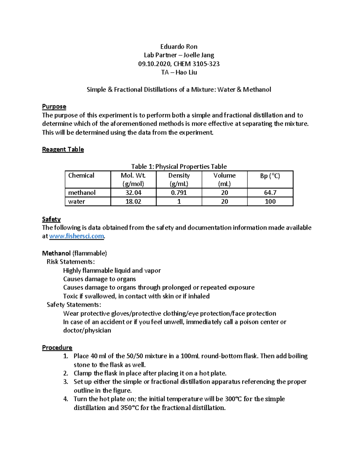 O Chem Lab 1 Ochem Lab 1 Warning Tt Undefined Function 32 Warning Tt Undefined 6830