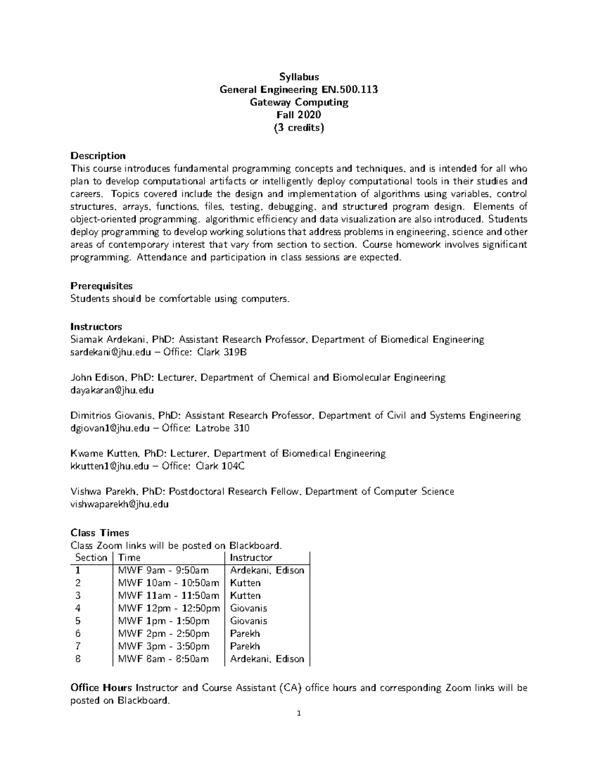 Syllabus Gateway Python Syllabus General Engineering En Gateway Computing Fall 2020 3