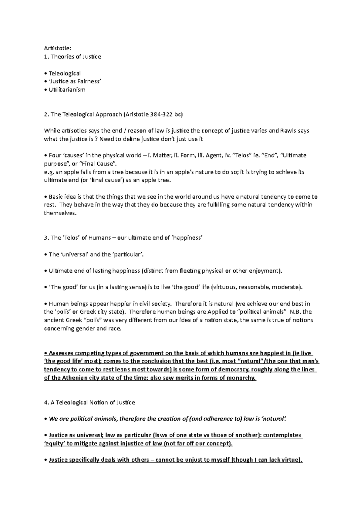 Legal theory last seminar work - 29976 - Birmingham - Studocu