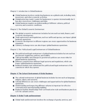 Global Business - Chapter 9: Global Operations Management Global ...