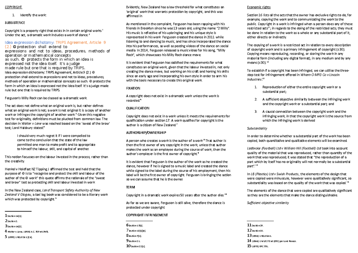 Cheat sheet - Summary of notes used in the exam - Principles of - StuDocu