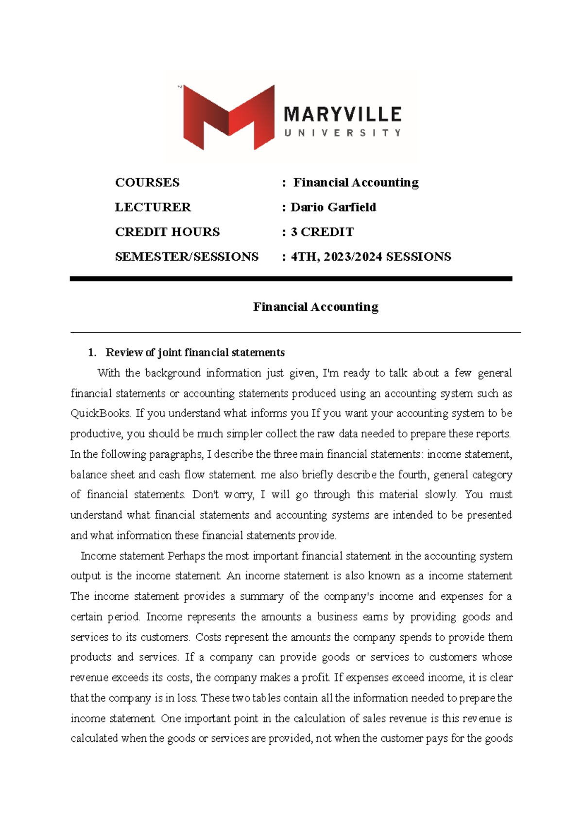 Review Of Joint Financial Statements COURSES Financial Accounting review-of-joint-financial-statements-courses-financial-accounting