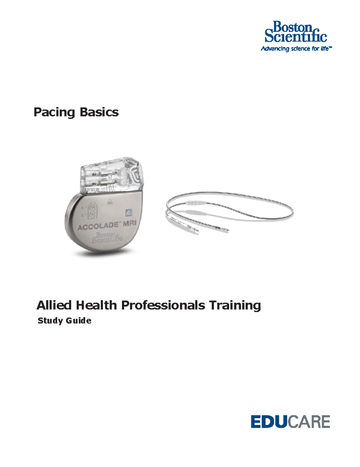 Pacing Basics Study Guide v2 - Allied Health Professionals Training ...