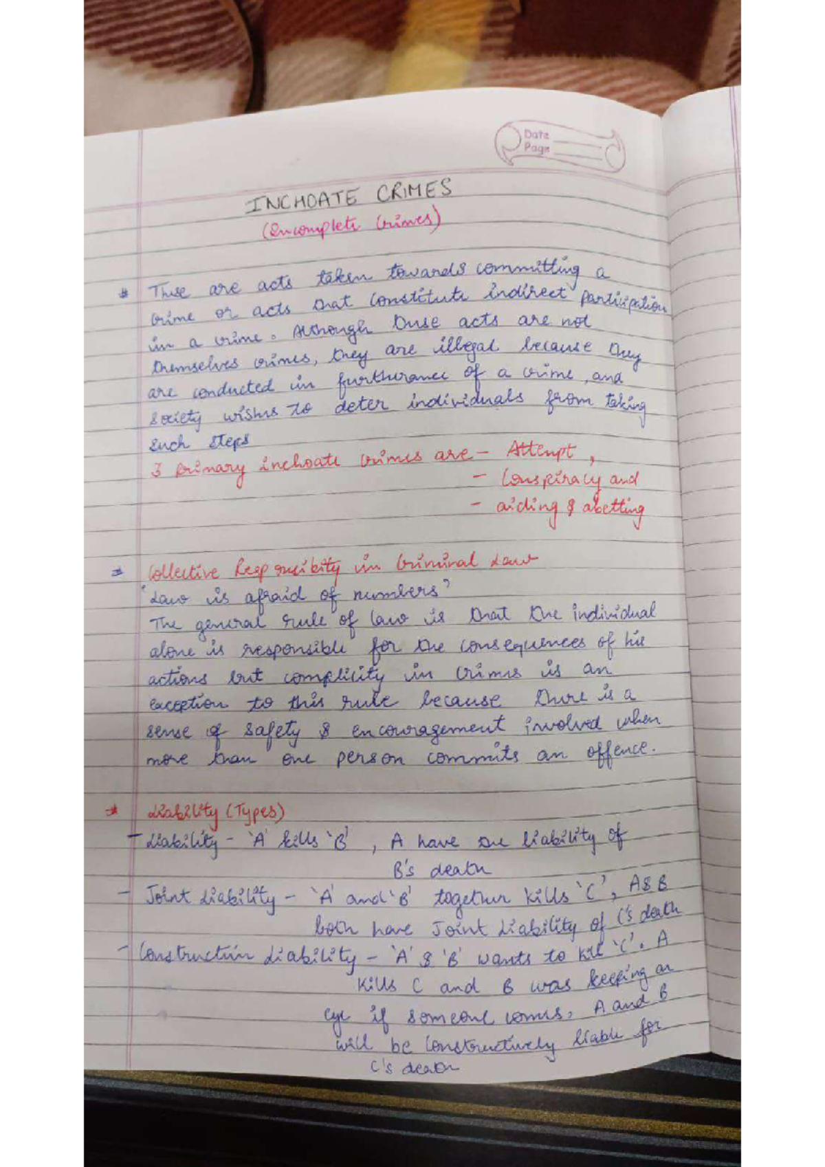 Unit 3 - Law of Crimes Unit 3 Notes - Studocu