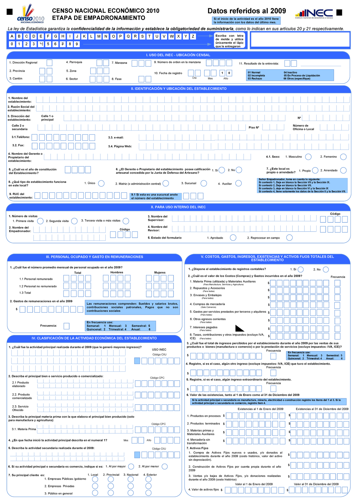 7. Formulario Cenec - Dirección Regional Provincia Cantón Parroquia ...