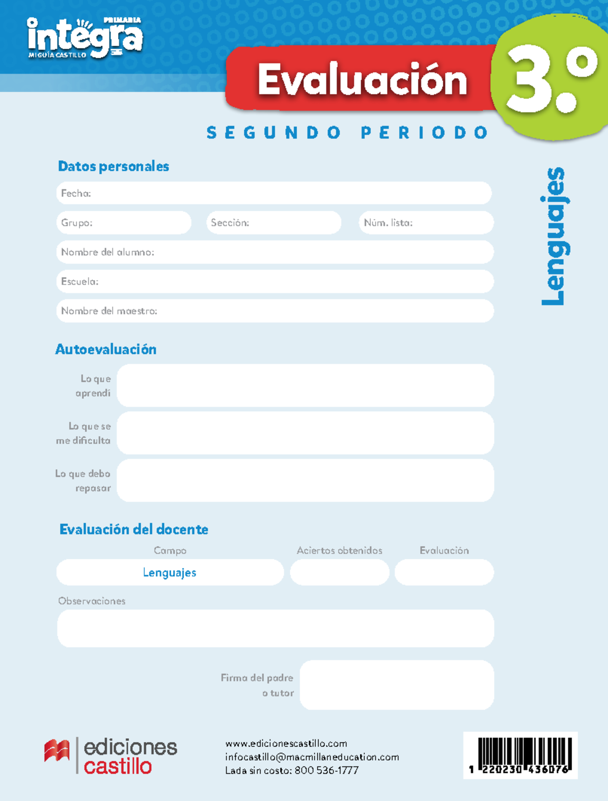 Integra 3 Cuaderno Segundo periodo - edicionescastillo infocastillo ...