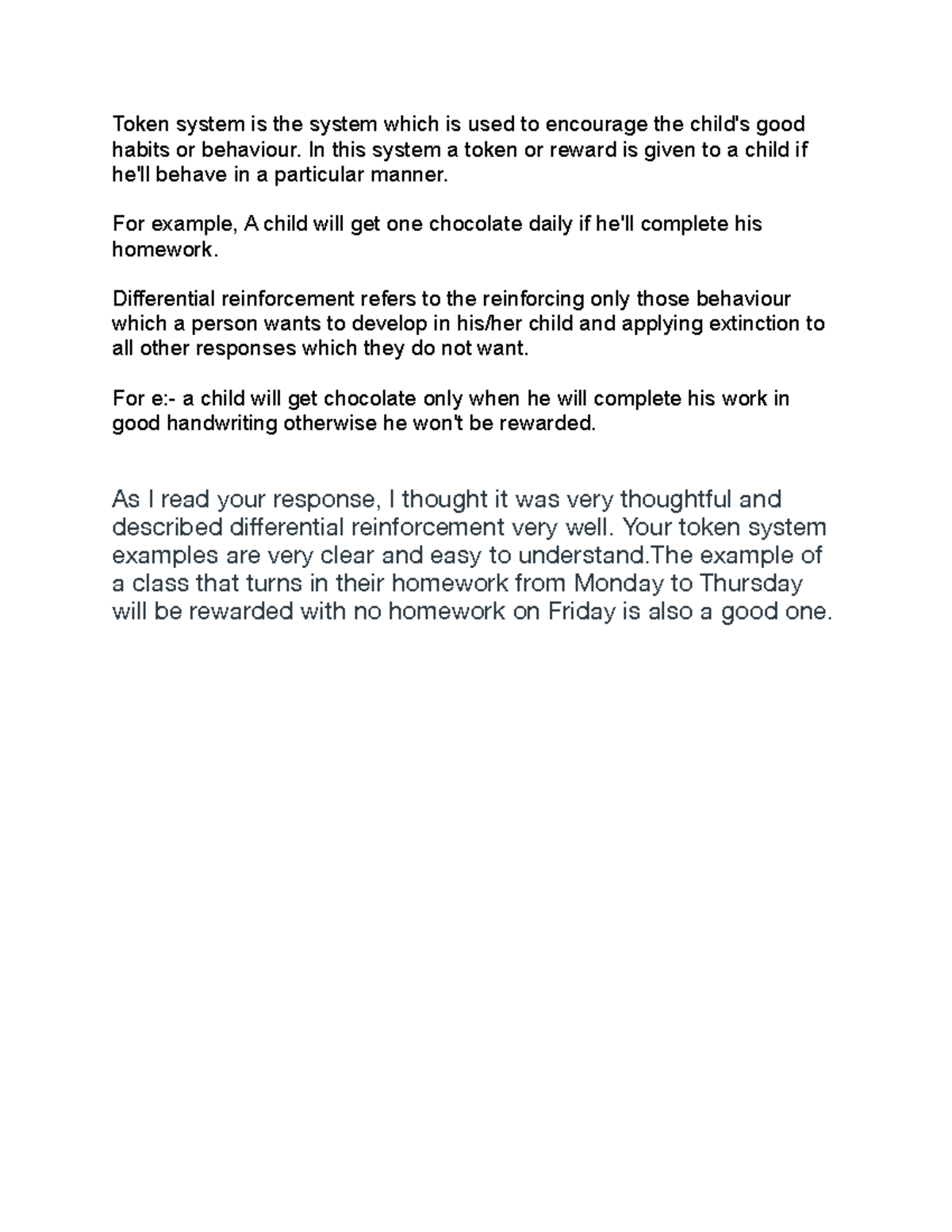 Eab9732 discussion 11 - the definition of Token system and give an ...