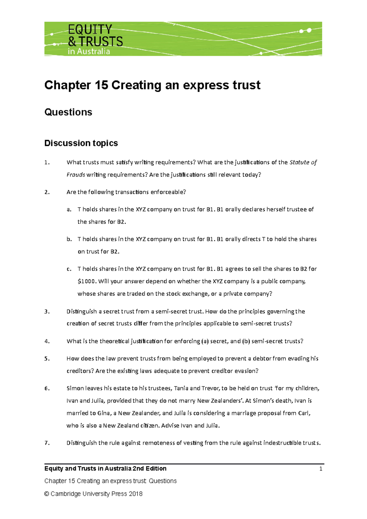 15-Questions - practice questions - Chapter 15 Creating an express ...