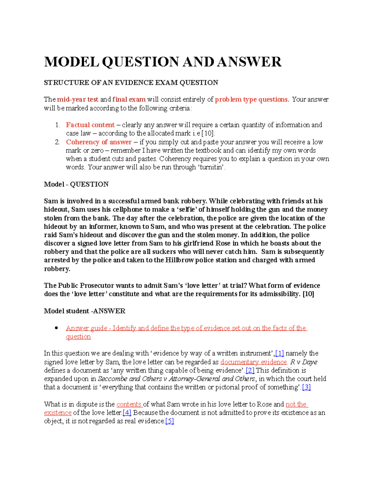 Model Question AND Answer - MODEL QUESTION AND ANSWER STRUCTURE OF AN ...