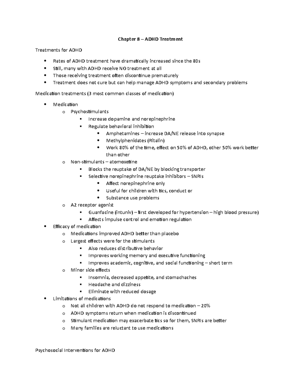 Chapter 8 ADHD Treatments Chapter 8 ADHD Treatment Treatments For chapter-8-adhd-treatments-chapter-8-adhd-treatment-treatments-for