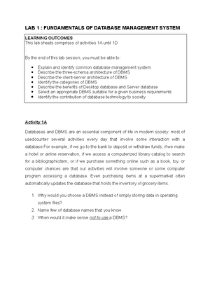 Database languages - Practice - SQL commands are mainly categorized ...