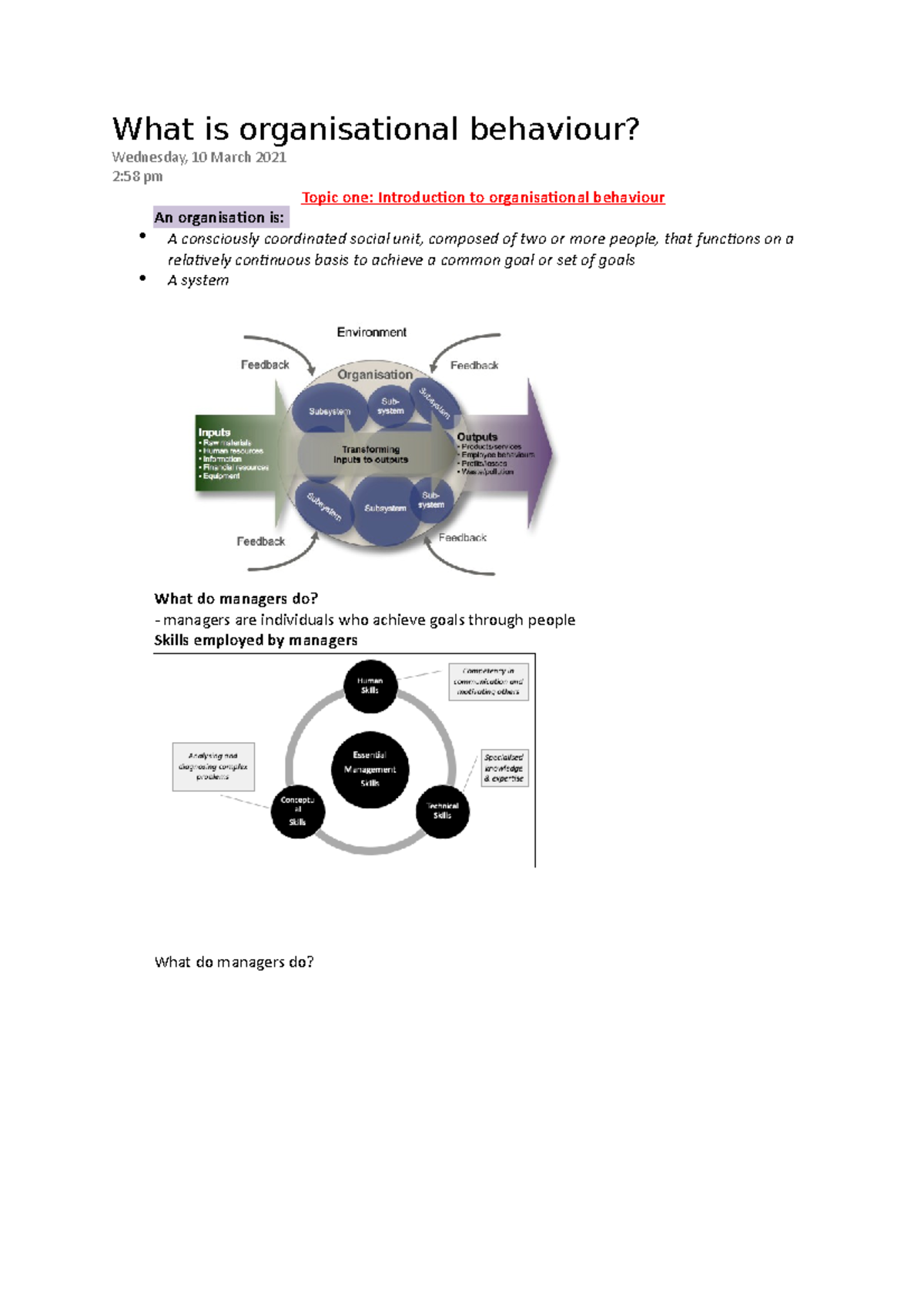 Obaw Lecture Notes 1 1004gir Griffith Studocu