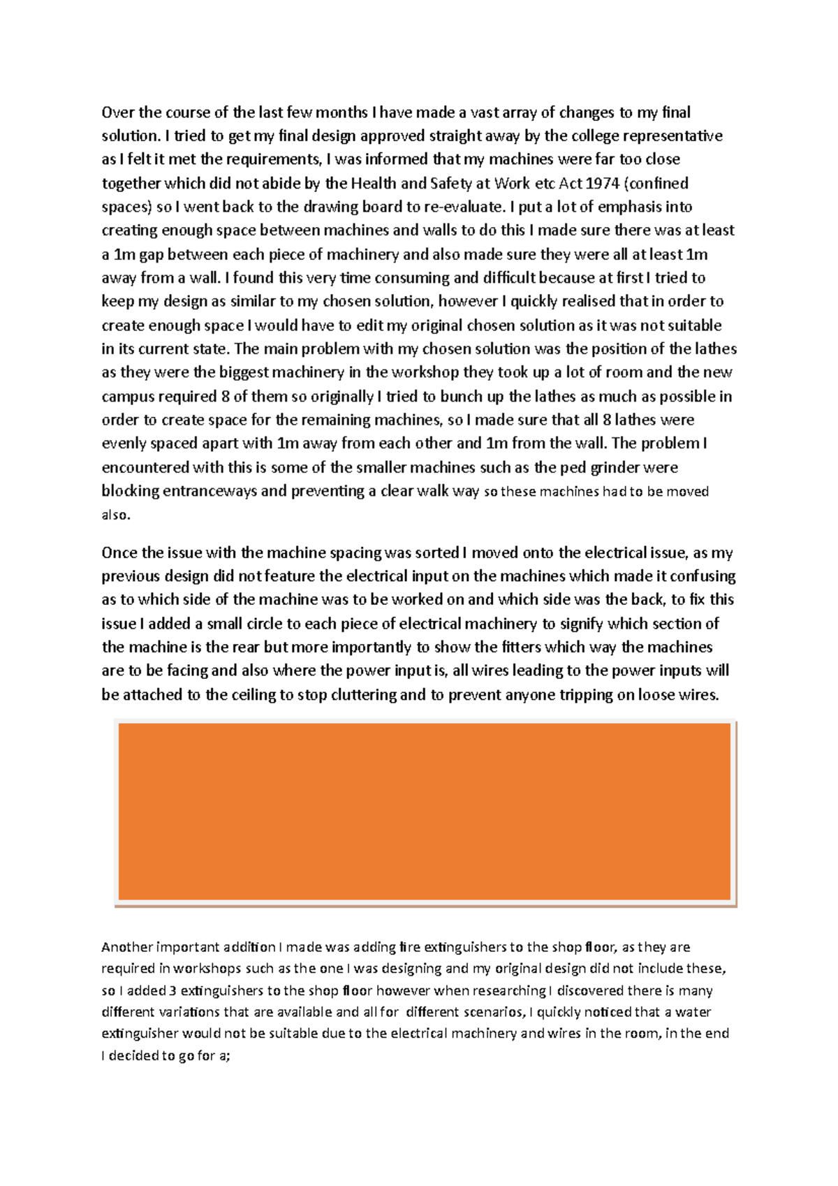 Design project 5 - N/a - Over the course of the last few months I have ...