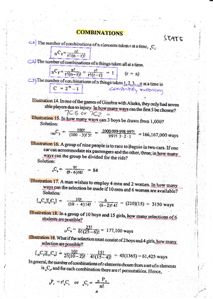 Stats handout - A Reviewer for statistics. - - Studocu