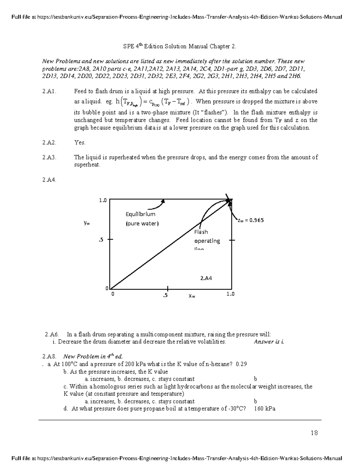 Separation Process Engineering Includes - 18 SPE 4th Edition Solution ...