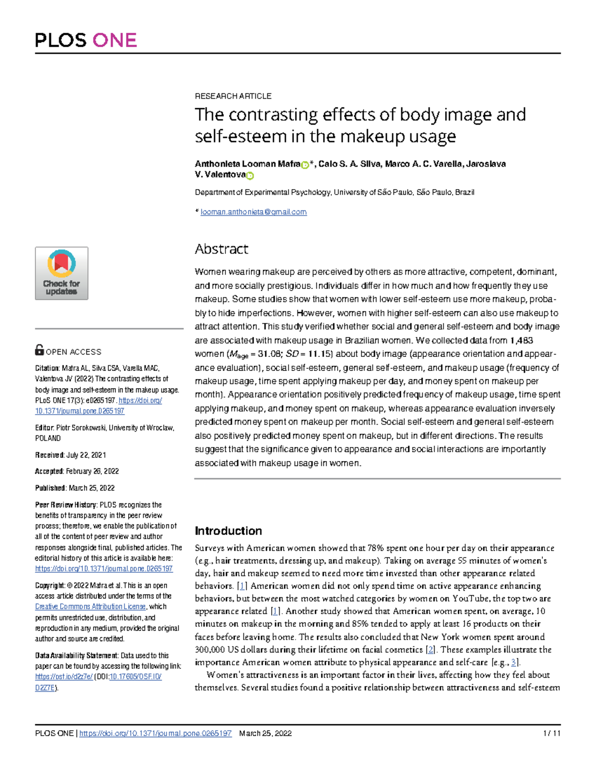 Inbound 7896227640923017446 - RESEARCH ARTICLE The contrasting effects ...