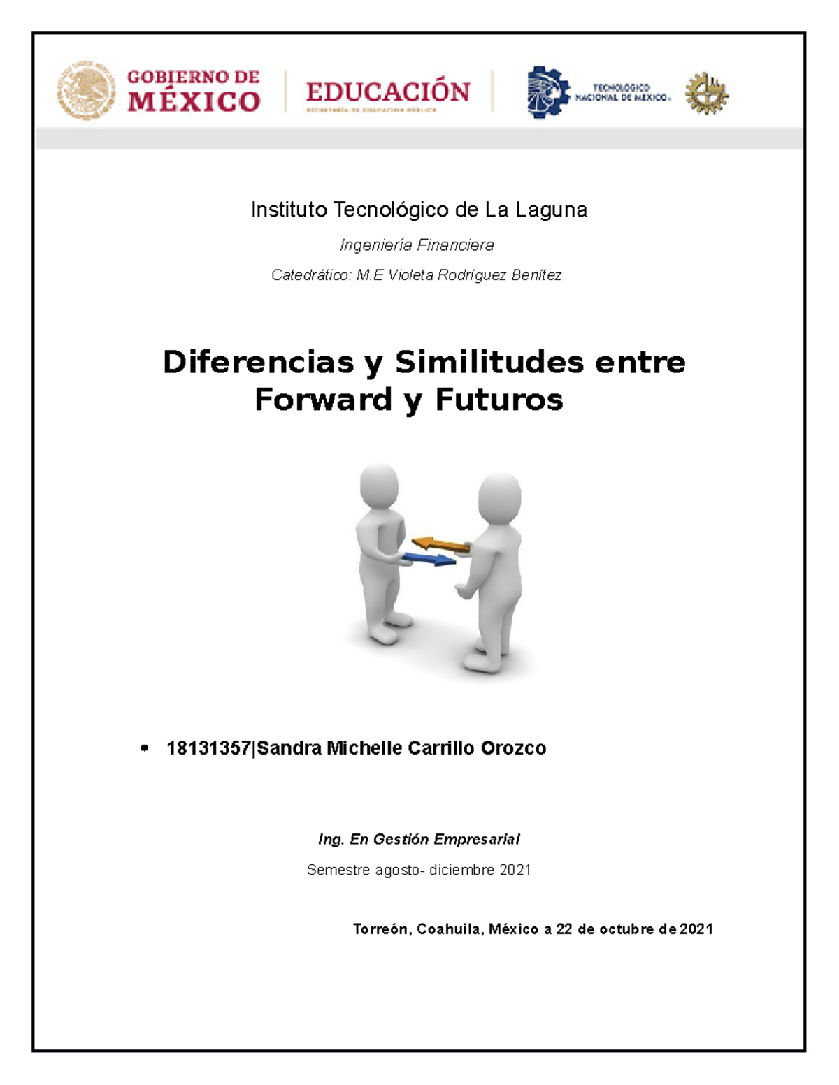 Diferencias y Similitudes entre Forward y Futuros Y definicion de ...