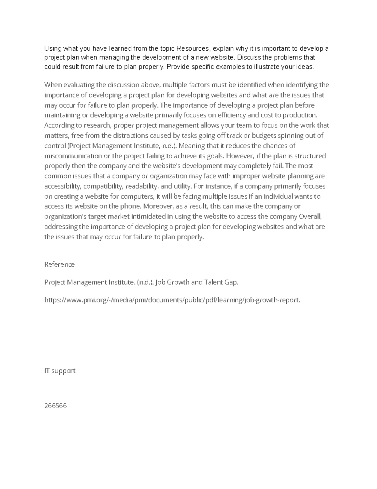 DQ - This is a valid assignment that provides a ton of information on ...