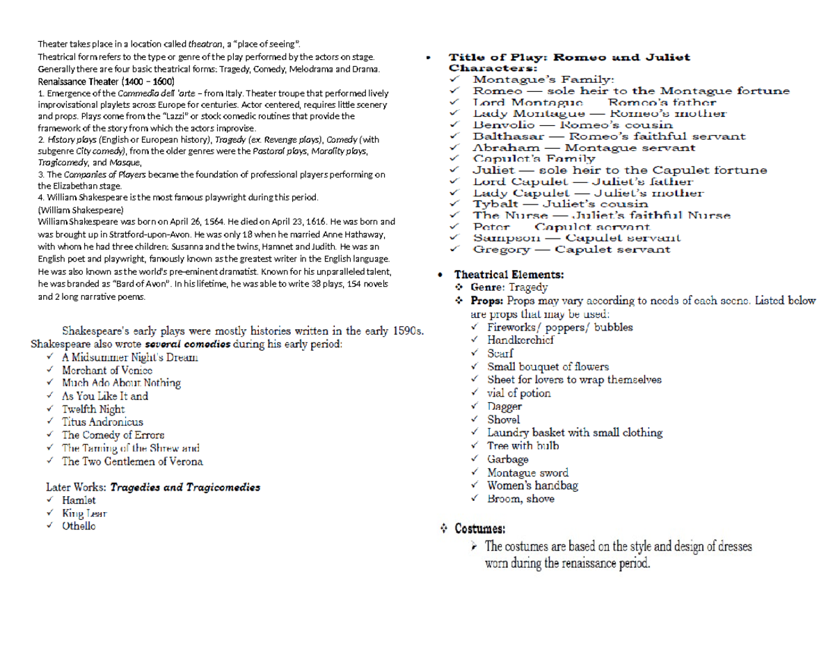 ARTS- Reviewer - Theater takes place in a location called theatron, a ...