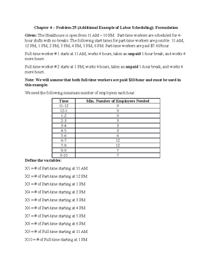 Chapter 3 - Formulation - Product Mix Case-1 - 1 Chapter 3 Case Problem ...
