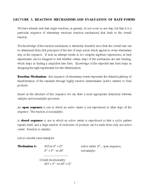 CHE471 2012-2013 Lecture 1 - Introduction to Chemical Reaction ...