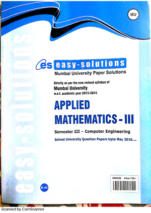 Maths 3-GV Kumbhojkar - Engineering Mathematics - Studocu