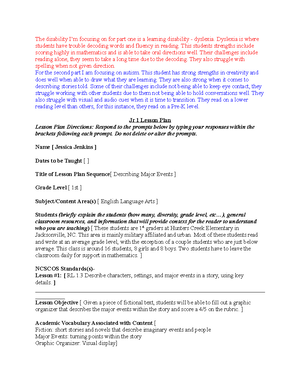 Narrative Reflection - Essay reflecting on students with disabilities ...