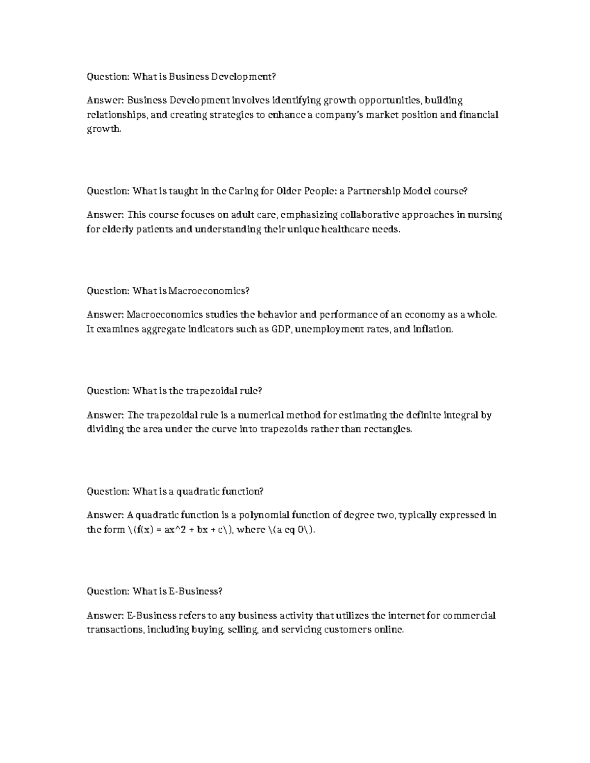 Reachable bagwash pig-backed - Question: What is Business Development ...