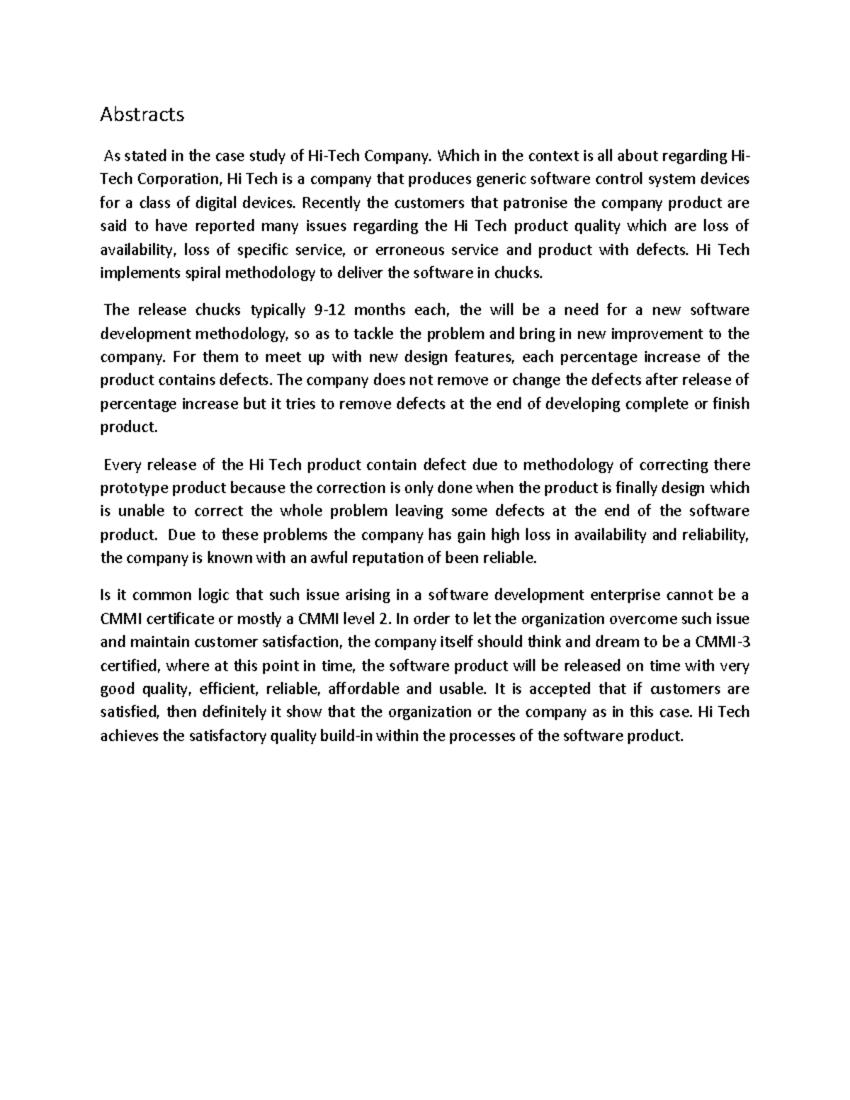 Toaz Work Abstracts As Stated In The Case Study Of Hi Tech Company toaz-work-abstracts-as-stated-in-the-case-study-of-hi-tech-company