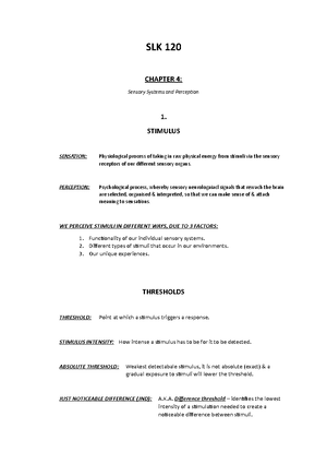 Chapter 3 notes-SLK 120 - Slk 120 Chapter 3 notes Learning outcome 1 ...
