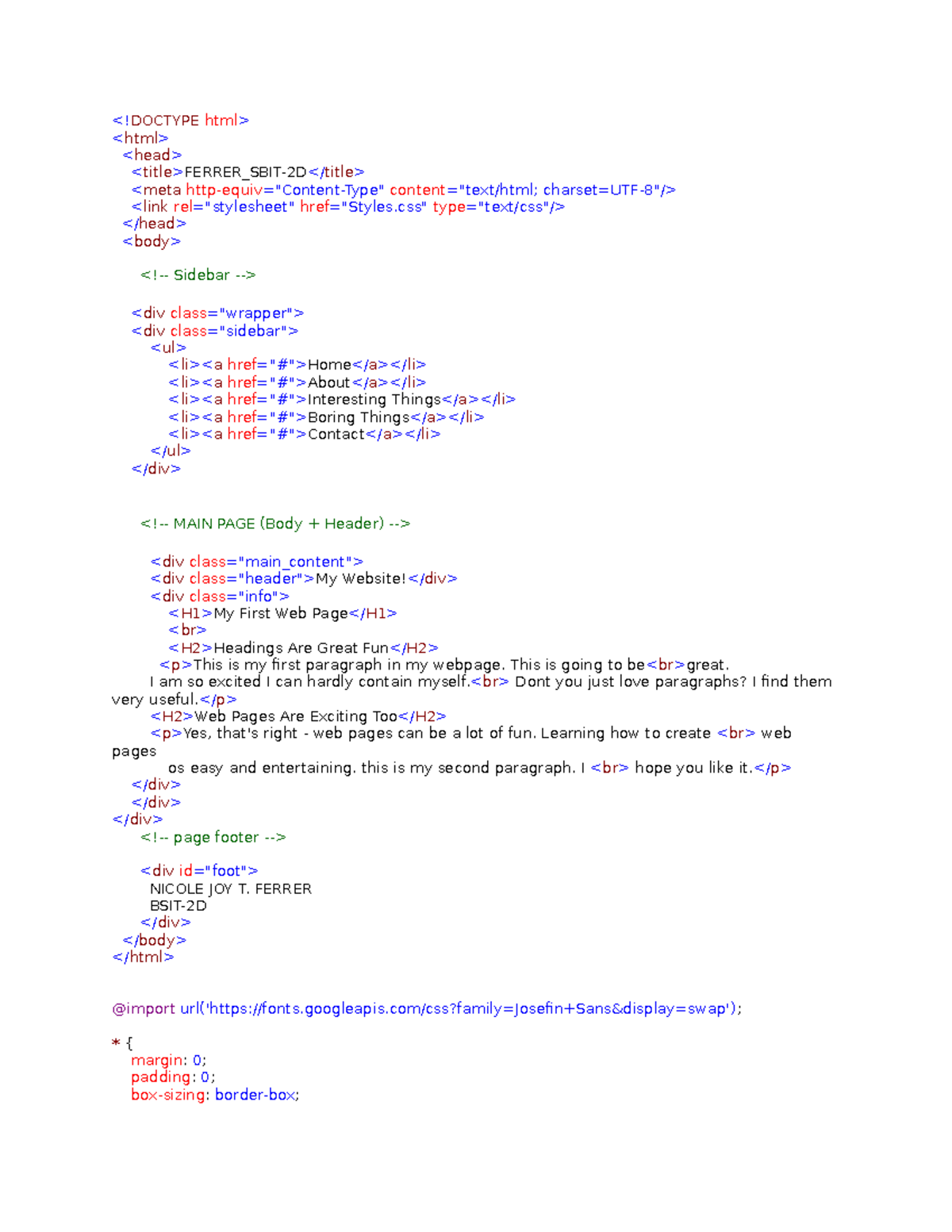 Doctype html - none - FERRER_SBIT-2D Home About Interesting Things ...