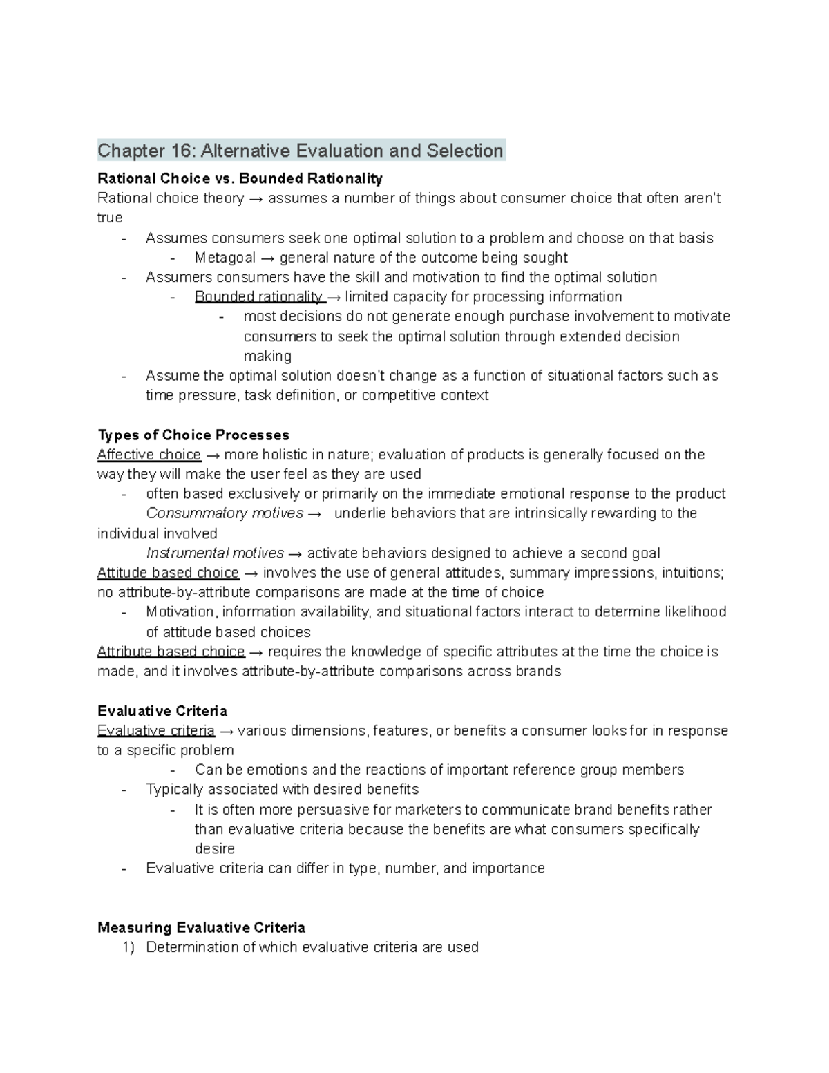 Consumer Behavior - Chapter 16 Study Guide - Chapter 16: Alternative ...