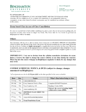 Syllabus Overview - Fall 2023 Accounting Information Systems (ACCT-550 ...