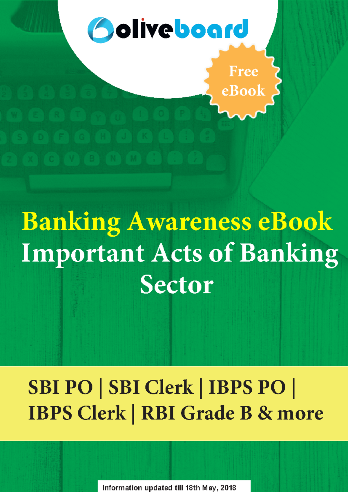 Important Banking Acts - Information updated till 18 th May, 201 8 Free ...