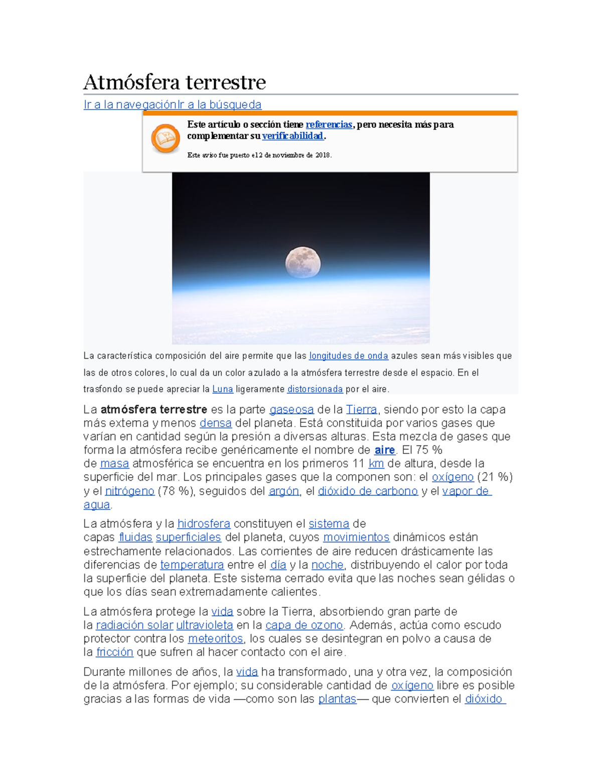 Atmósfera terrestre - rtyu - Atmósfera terrestre Ir a la navegaciónIr a ...