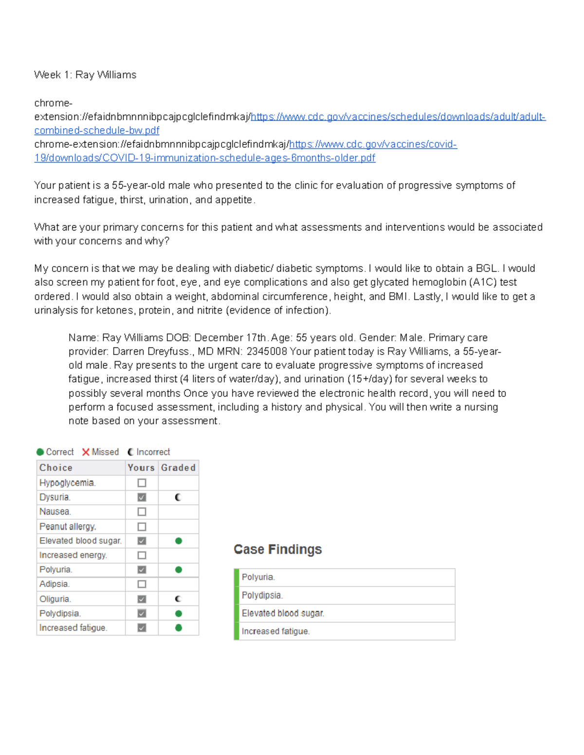 Week 1 Ray Williams - iHuman work - Week 1: Ray Williams chrome- - Studocu