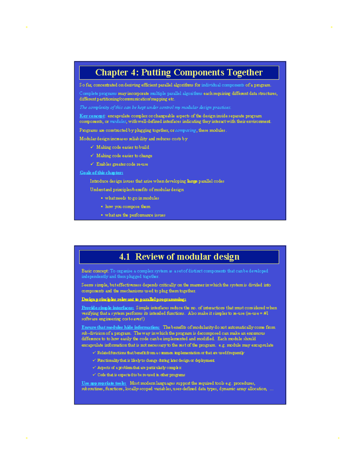 Chap4 putting components together - Chapter 4: Putting Components ...