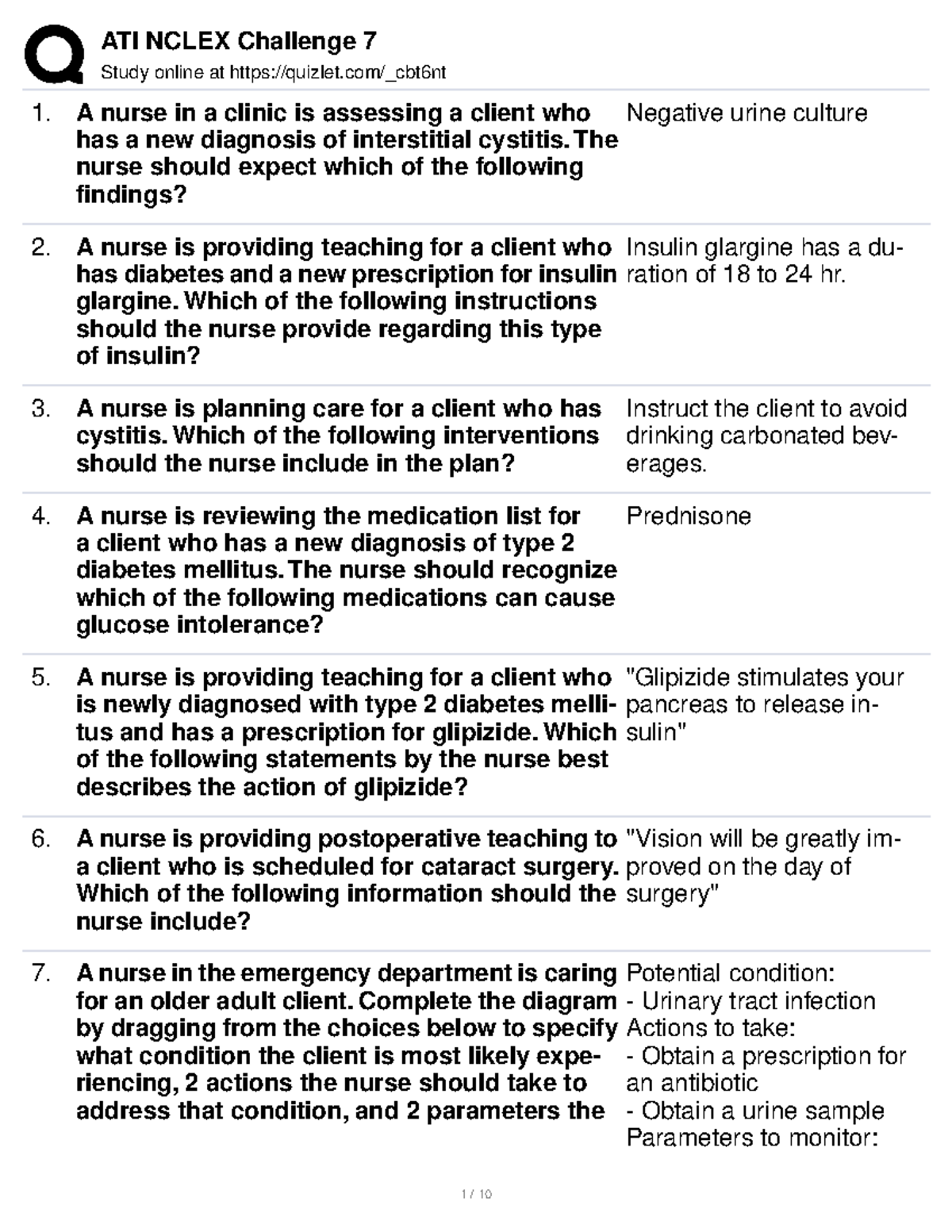 Endocrine studo - practice for exam - Study online at quizlet/_cbt6nt A ...