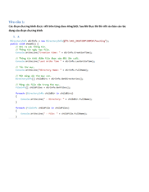 1 Thuc Hanh 2-Interface - Write a program to demonstrate Inheritance. Define a base class ...